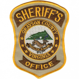 Sheriff Charles Clark McKnight, Grayson County Sheriff's Office, Virginia