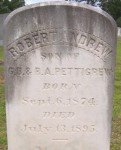 Reflection Submitted for Dispensary Constable Robert Andrew Pettigrew