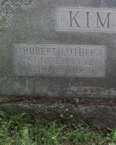 Policeman Robert Luther Kimsey, Sr., Rome Police Department, Georgia