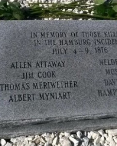 Town Marshal James Cook, Hamburg Police Department, South Carolina