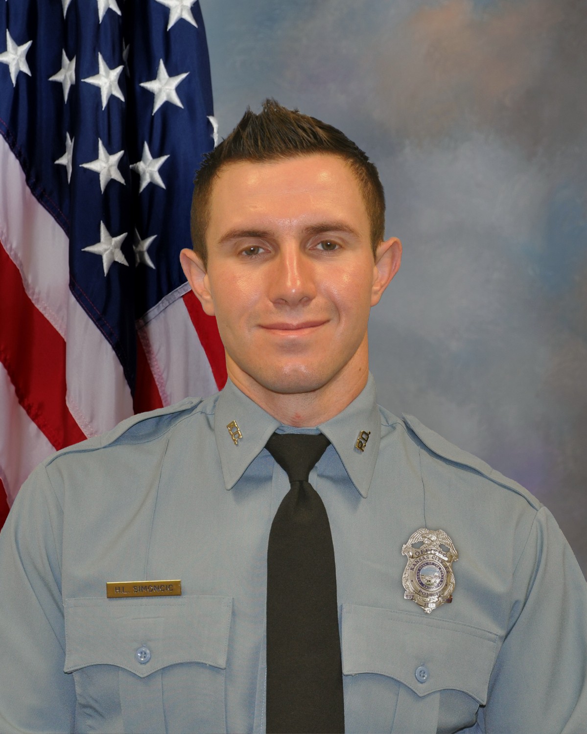 Police Officer Hunter Simoncic, Kansas City Police Department, Kansas