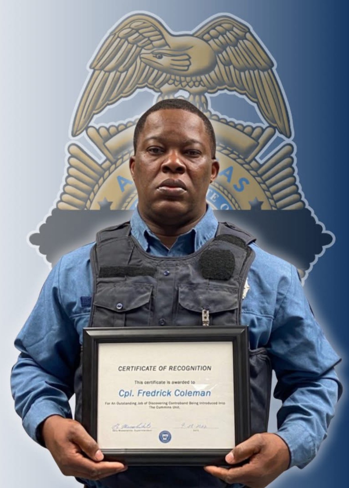 Sergeant Fredrick T. Coleman, Sr., Arkansas Department of Corrections ...